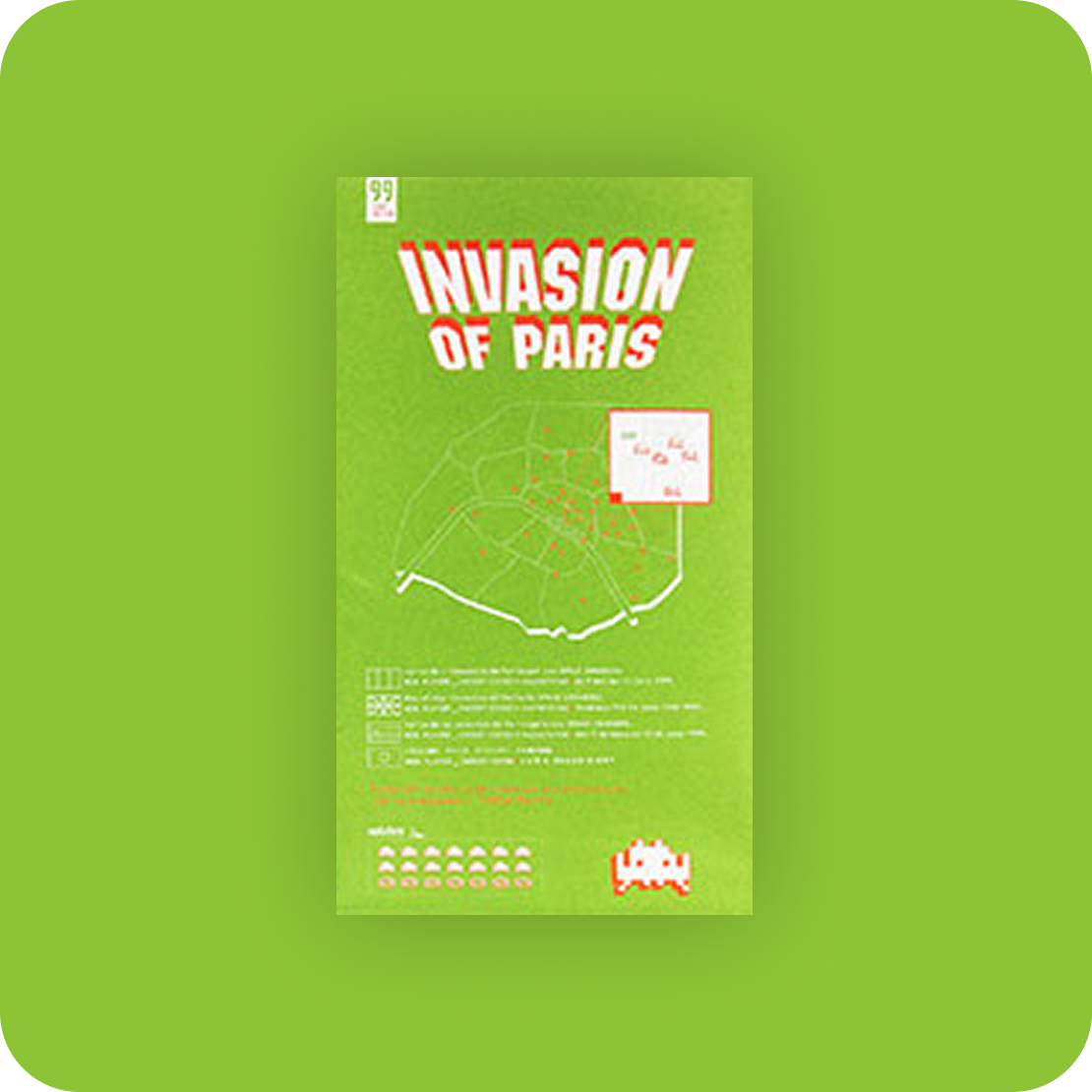 Invasion Maps - Space Invader Art Collection Tracker