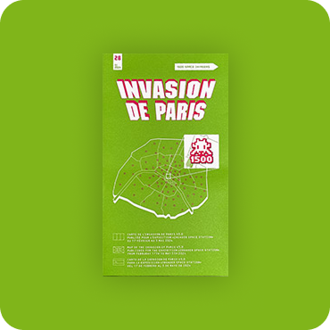 Invasion Maps - Space Invader Art Collection Tracker